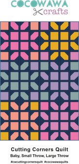 Cutting Corners Quilt - PDF sewing pattern – CocoWawa Crafts