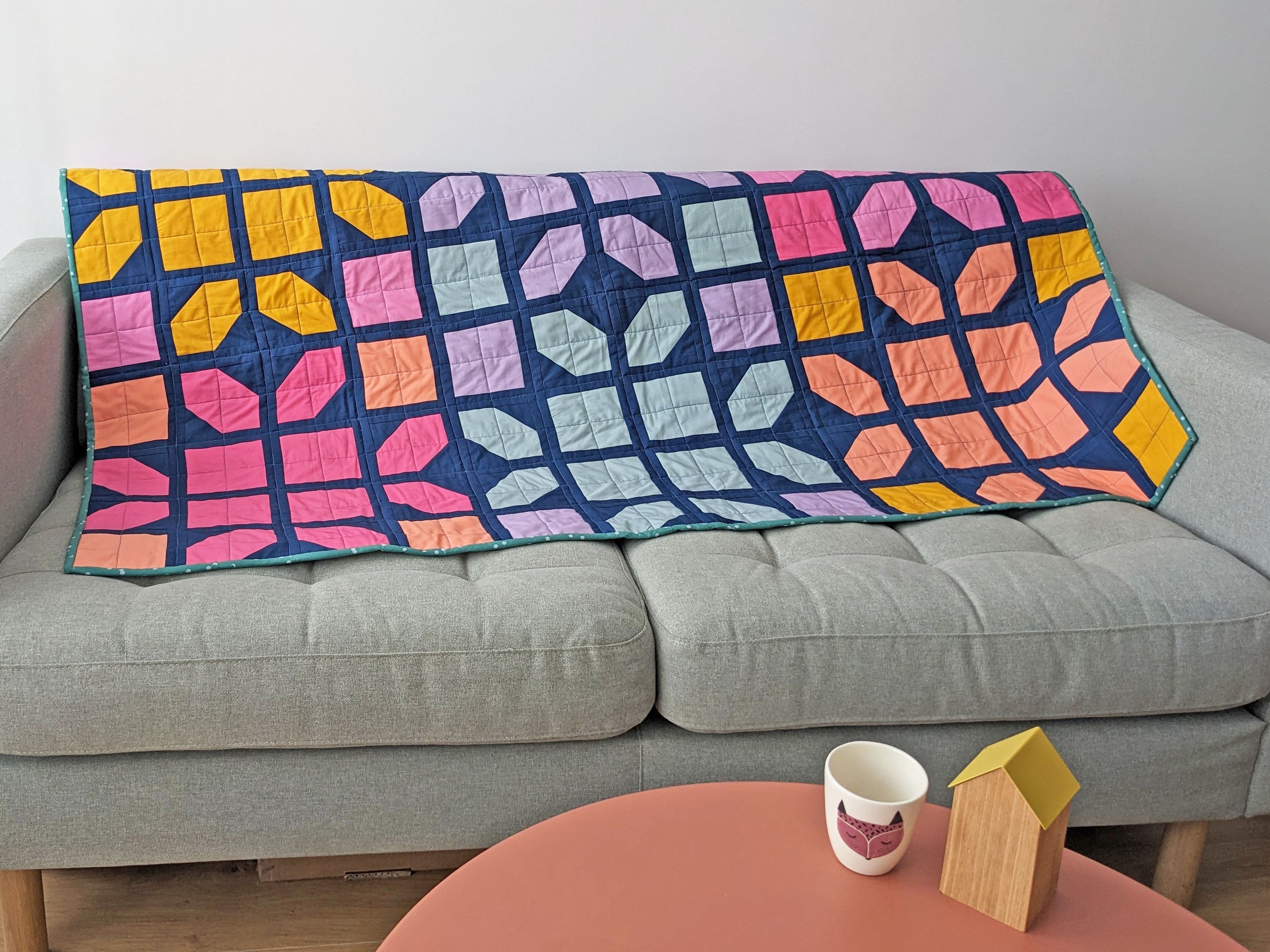 Cutting Corners Quilt - PDF sewing pattern – CocoWawa Crafts